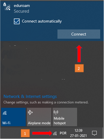 Configuration eduroam - Windows 10